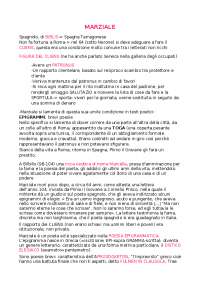 MARZIALE BIOGRAFIA E OPERE - Docsity
