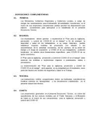 Disposiciones complementarias - Docsity