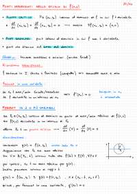 Punti critici di funzioni a due variabili, massimi e minimi vincolati | Appunti di Istituzioni ...