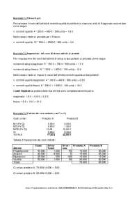 Soluzione esercizi capitolo 3 | Esercizi di Programmazione e controllo ...