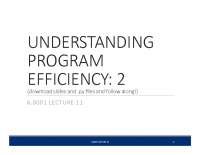 UNDERSTANDING PROGRAM EFFICIENCY USING PYTHON PROGRAMMING - Docsity