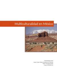Multiculturalidad en México - Docsity