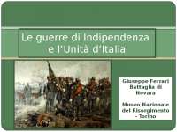 Il periodo storico del Risorgimento in Italia - Docsity