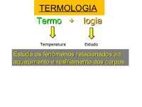 Física - Formulário - Termologia - FORMULAS DE TERMOLOGIA - Docsity