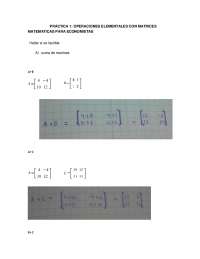 Ejercicios Matrices - Docsity