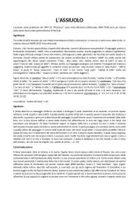 L'assiuolo di Pascoli, analisi - Docsity