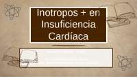 Inotropos positivos e IC | Diapositivas de Farmacología | Docsity
