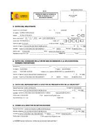 FORMULARIO DE EX19 PARA SACAR NIE - Docsity