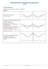 Dispensa di matematica su grafici delle funzioni e le trasformazioni ...