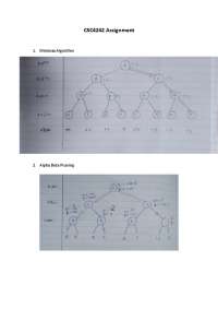 Minimax Algorithm and Alpha Beta pruning - Docsity