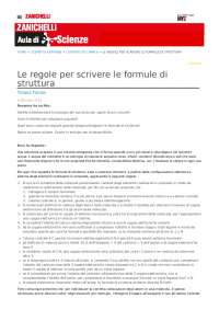 LE FORMULE DI STRUTTURA - Docsity