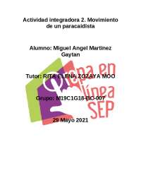 Modulo 19 actividad 2 - Docsity