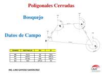 Poligonal Cerrada, topografia - Docsity