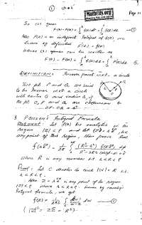 Inteegracion en variable compleja - Docsity
