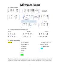 Metodos numericos, metodos. - Docsity