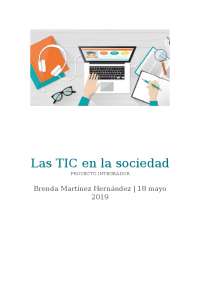 ACTIVIDAD INTEGRADORA. PROYECTO INTEGRADOR - Docsity