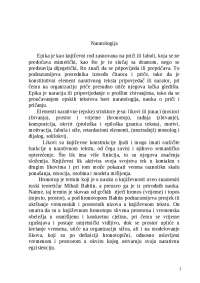 Epika rezime i definicije | Beleške' predlog Srpski jezik - Docsity