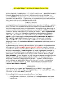 APOLLONIO RODIO : PENSIERO E OPERE, LE ARGONAUTICHE - Docsity