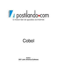 Linguagem de programação Cobol - Docsity