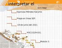 Interpretar al mundo. - Docsity