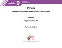 Proyecto integrador semana 4 modulo 9 - Docsity