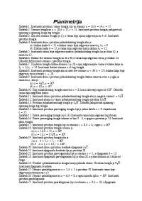 Planimetrija Zadatak1.Izračunatipovršinuivisinetrouglačij | Beleške ...