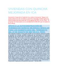 Viviendas con quincha mejoradA - Docsity