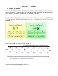 Modulo 3 medidas matematica - Docsity