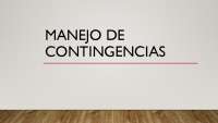 Manejo de contingencias - Docsity