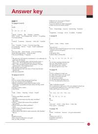 Workbook b1+ answers - Docsity