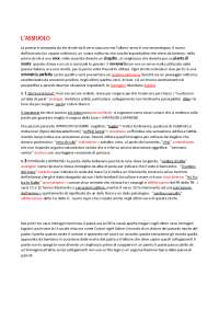 Analisi poesia ASSIUOLO di Pascoli - Docsity