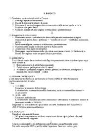 Il Barocco letterario: appunti - Docsity