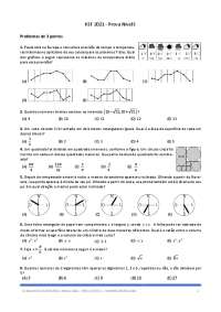 Canguru de Matemática - 2021- Prova Nível S - Docsity
