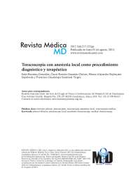 Toracoscopía: Técnica quirúrgica - Docsity