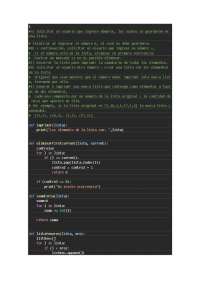 Tarea 5 de ejercicios de python - Docsity