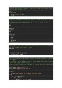 Tarea python ejercicios resueltos - Docsity