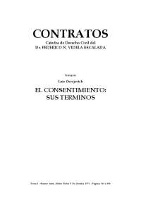 CONTRATOS Cátedra de Derecho Civíl del Dr. FEDERICO N. VI - Docsity