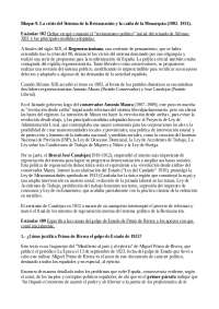 Bloque 9 Historia de España Canarias - Docsity