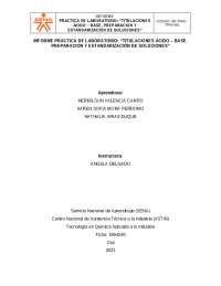 INFORMES DE LABORATORIO - Docsity