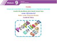 Actividad integradora 3. De la Independencia a la República restaurada ...