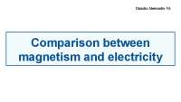 Differences magnetism-electricity - Docsity