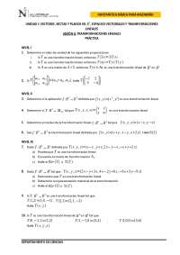 Funciones lineales - ejercicios - Docsity