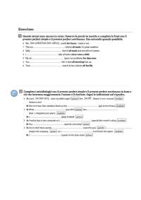 Present Perfect Simple and Present Perfect Continuous - Docsity