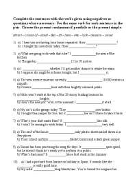 Present Simple and Present Continuous - Docsity