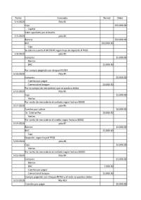 Documento de excel contabilidad - Docsity
