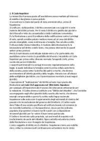 IL CODICE NAPOLEONICO - Docsity