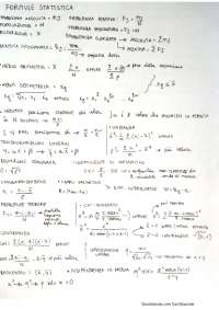 FORMULARIO COMPLETO STATISTICA - Docsity