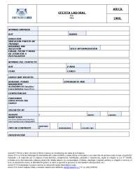 Formato de oferta laboral omil - Docsity