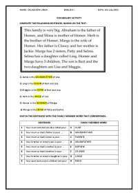 INGLÉS READING UNIDAD 3 - Docsity