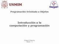 PROGRAMACION EN LENGUAJE JAVA - Docsity